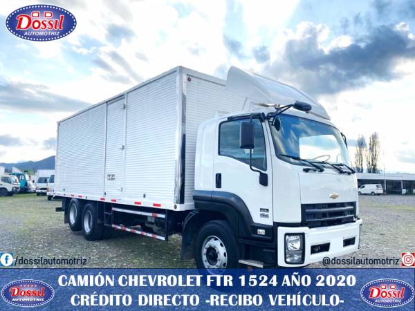 CAMIÓN CHEVROLET FTR 1524 AÑO 2020 DOBLE PUENTE CON LEVANTE, FURGON ...
